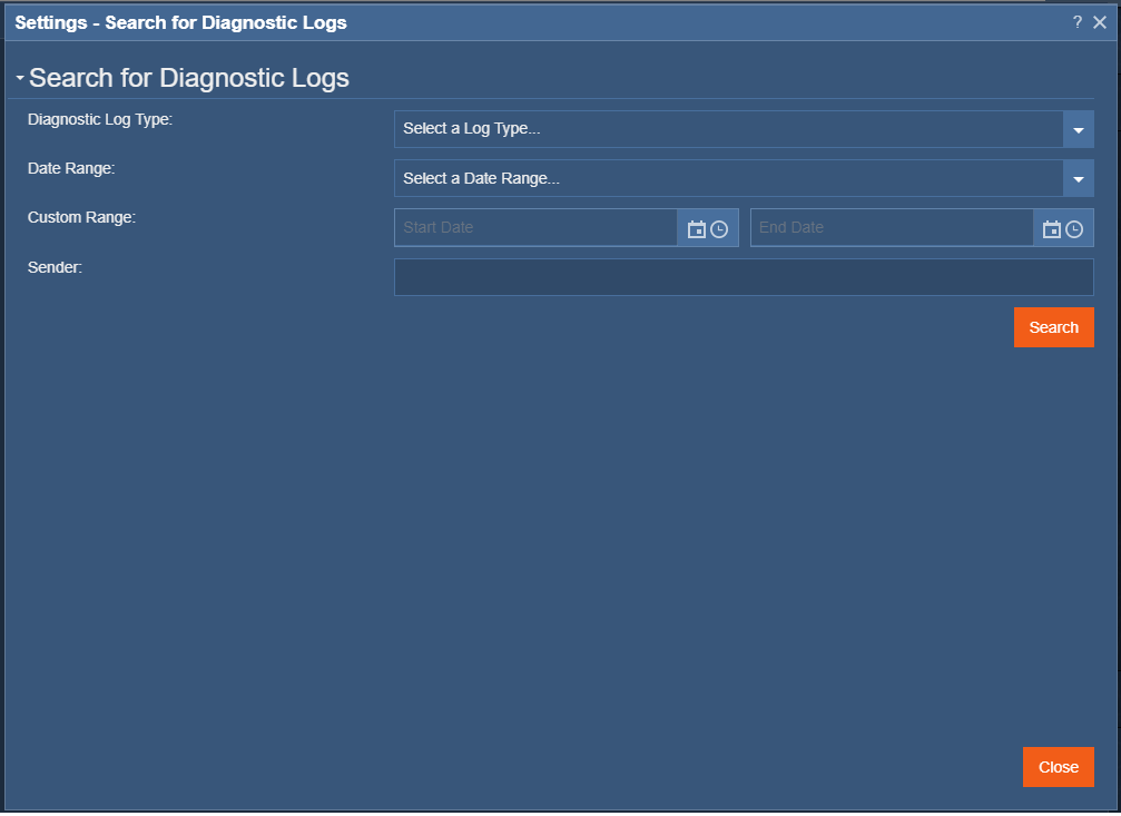 Diagnostics Logs – Exclaimer Knowledge Base